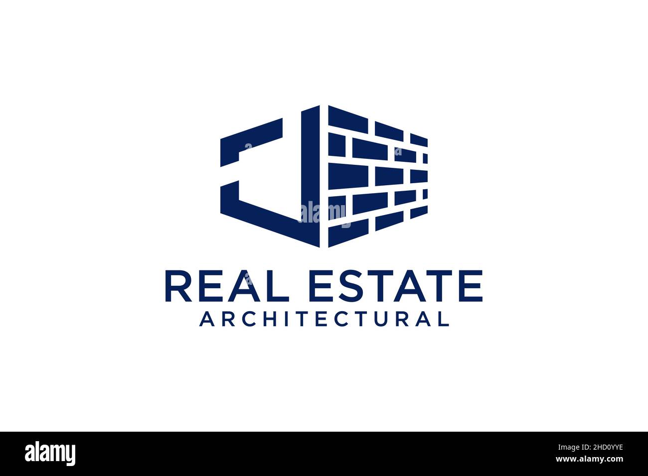 Letter J for Real Estate Remodeling Logo. Construction Architecture ...