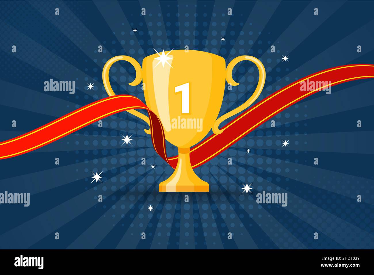 Game winner prize cups. Gold trophy cups. Goblet prize icons vector ...