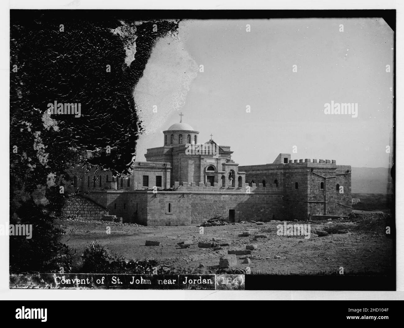 Road to Jericho (Er-Riha), etc. Convent of St. John near Jordan Stock ...