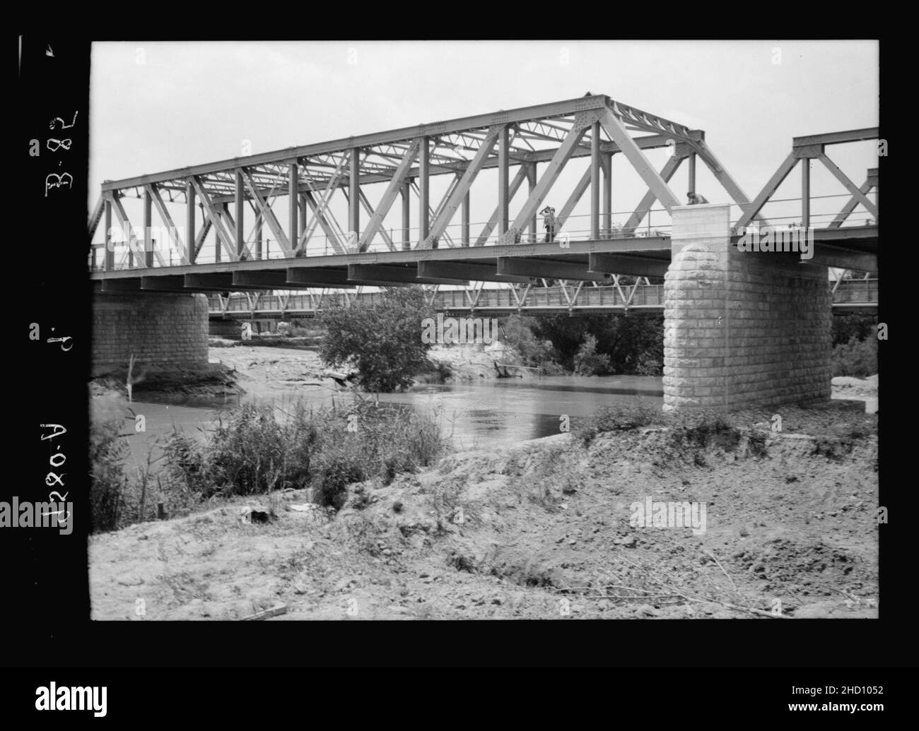 Road to Jericho, Jordan, etc. Allenby Bridge over the River Jordan ...
