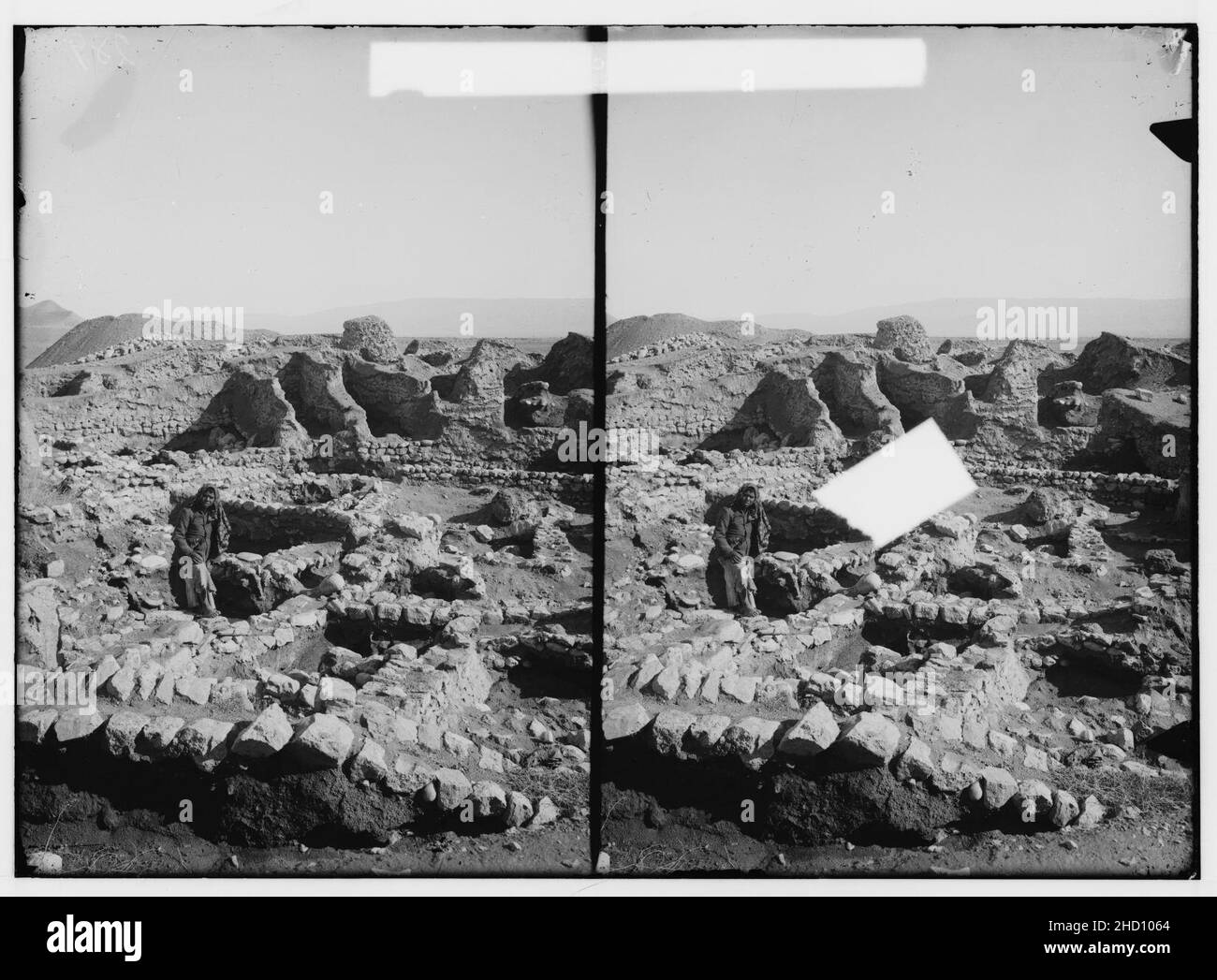 Road to Jericho, Jordan, etc. Ruins of ancient Jericho, from the north ...