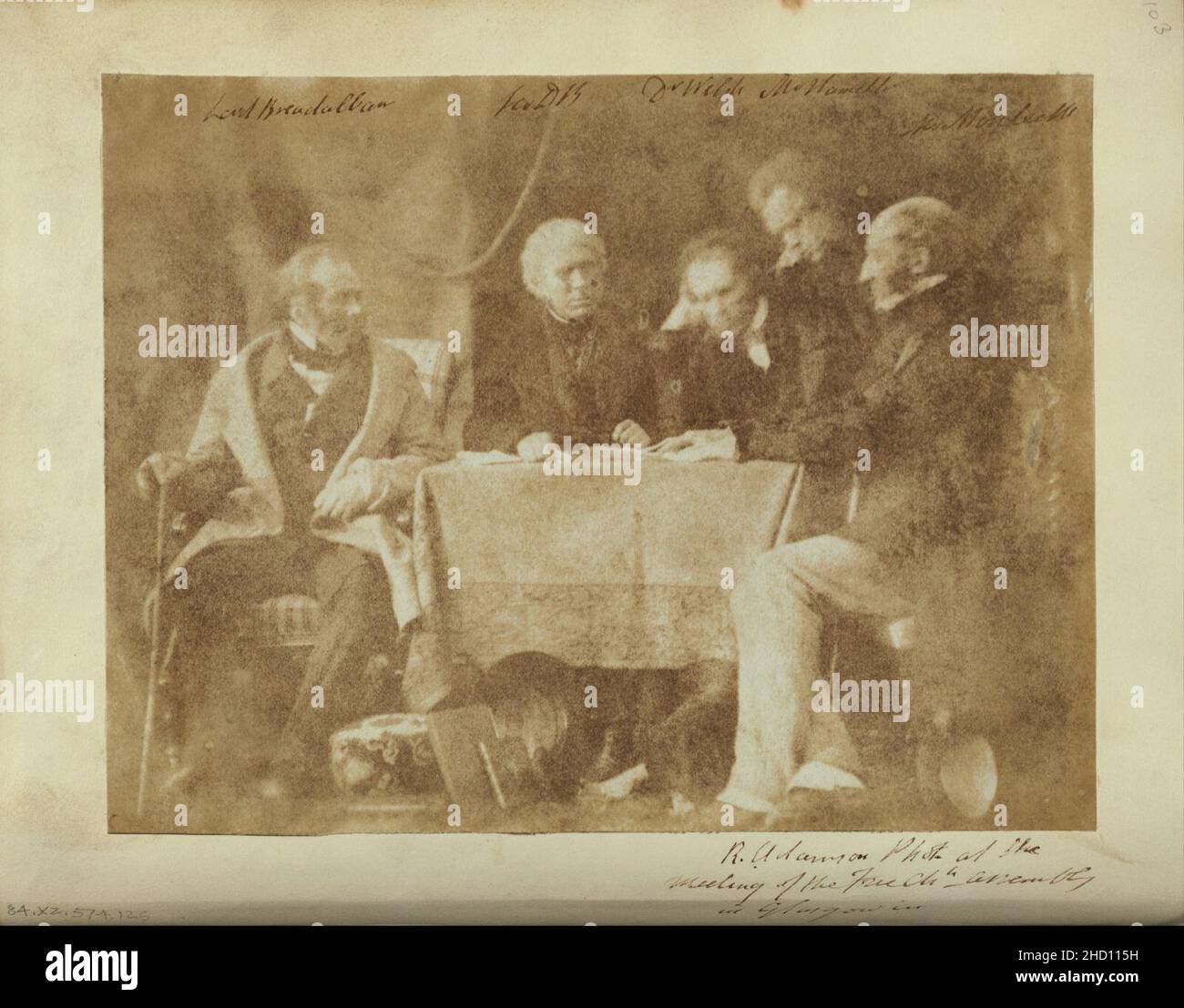 Robert Adamson (Scottish - Free Church Committee Stock Photo - Alamy