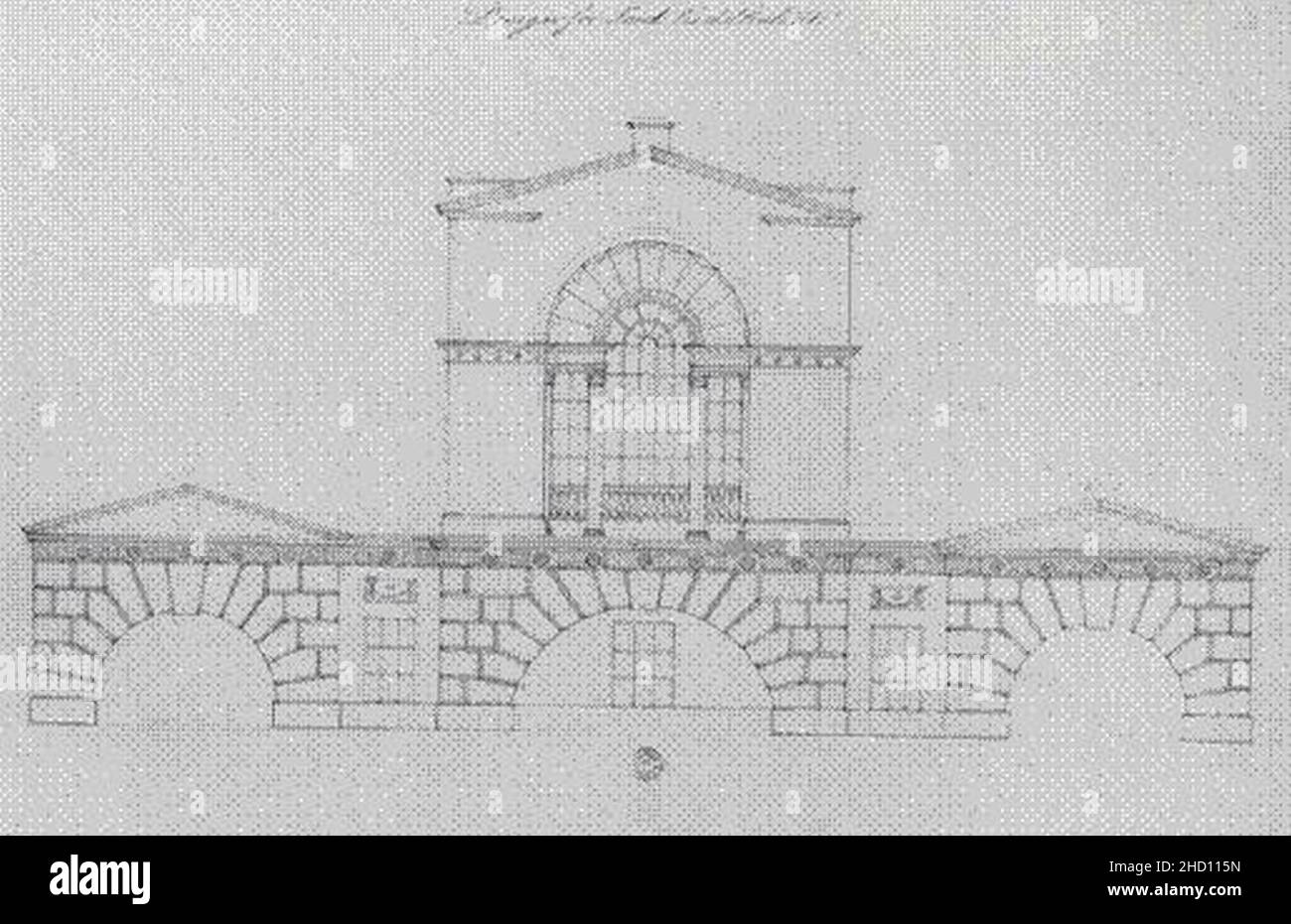 Robert AdamFishing Room and Boat House at Kedleston Circa 1769 Stock ...