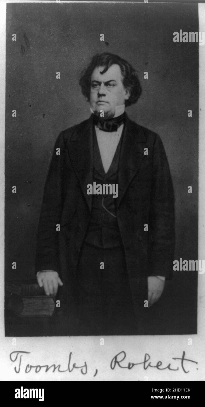 Robert Augustus Toombs, of Georgia, three-quarter length portrait ...