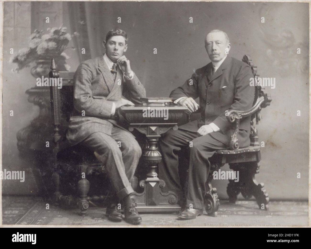 Robert baron van Zuylen van Nyevelt (1859-1911) en Jhr. Frederik Albert ...