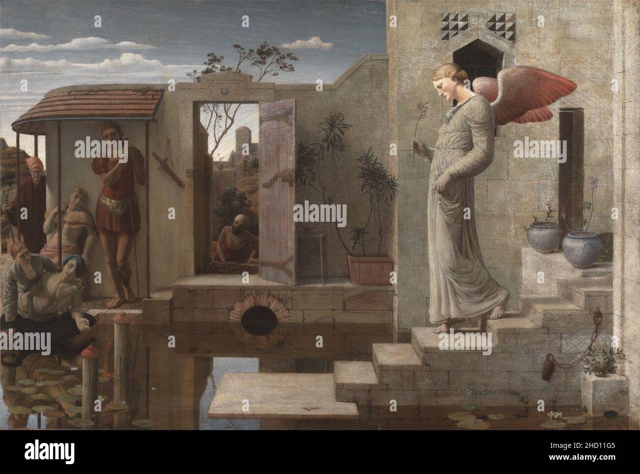 Robert Bateman - The Pool of Bethesda Stock Photo - Alamy