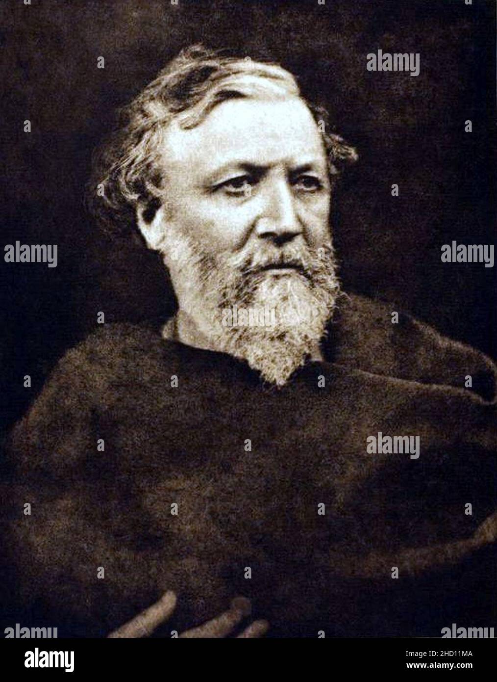 Robert Browning 1865 Stock Photo - Alamy