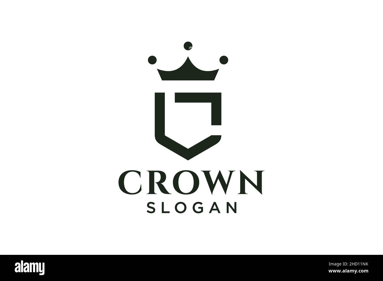 vintage crown logo and letter L symbol. Modern luxury brand element ...