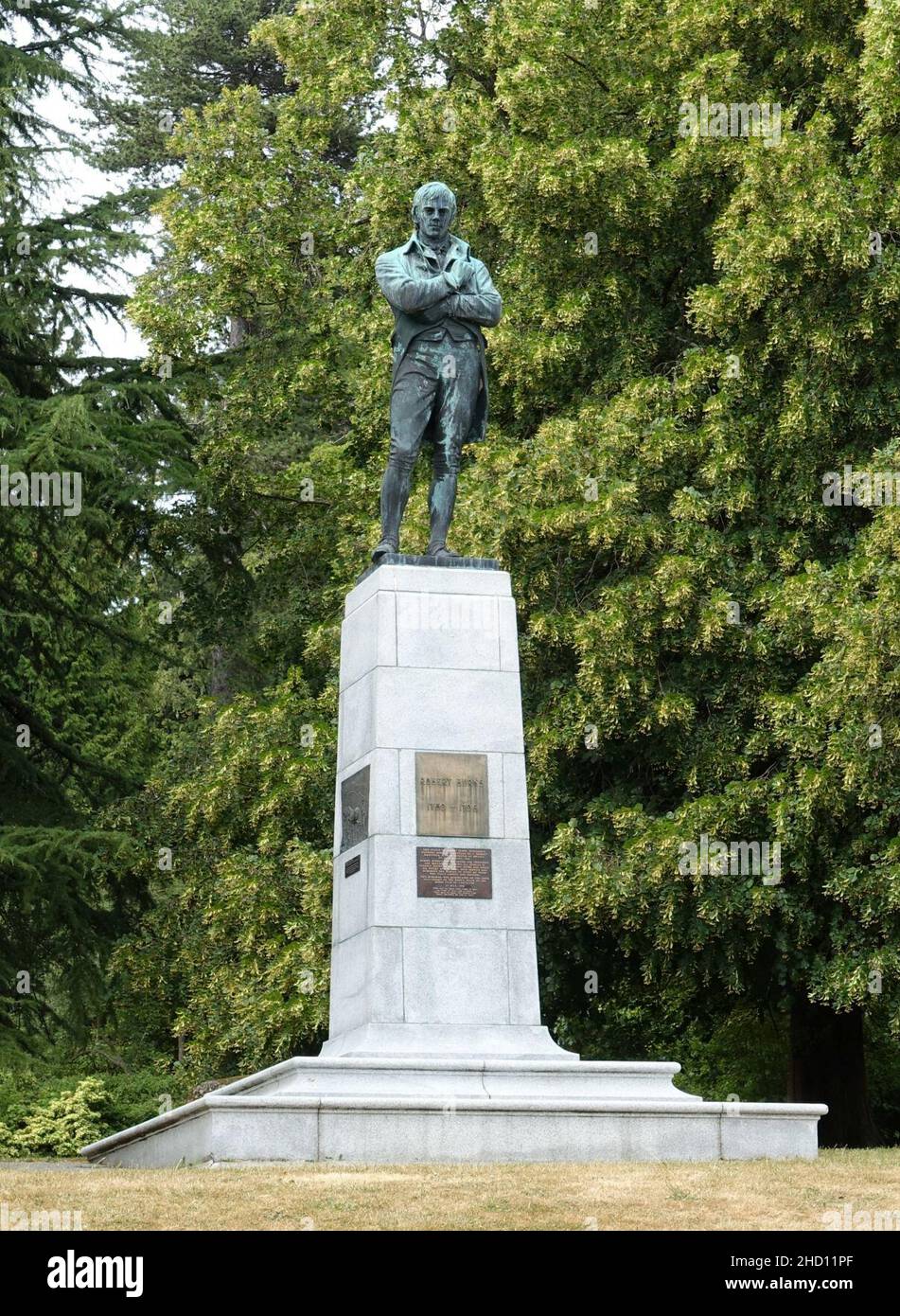 Robert Burns Memorial - Stanley Park, Vancouver, Canada Stock Photo - Alamy