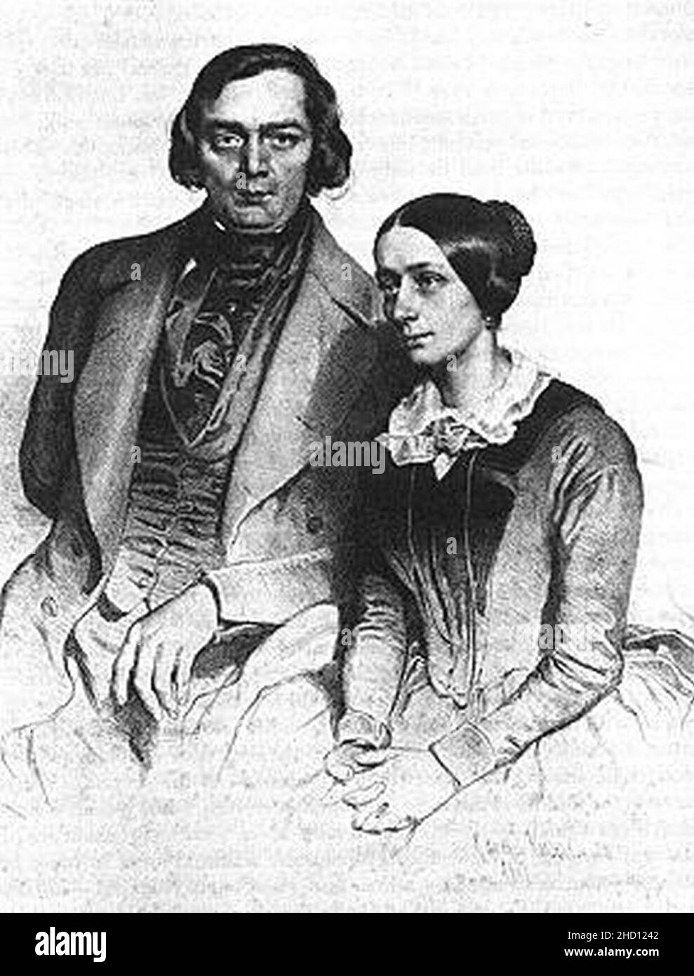 Robert Clara Schumann Stock Photo - Alamy