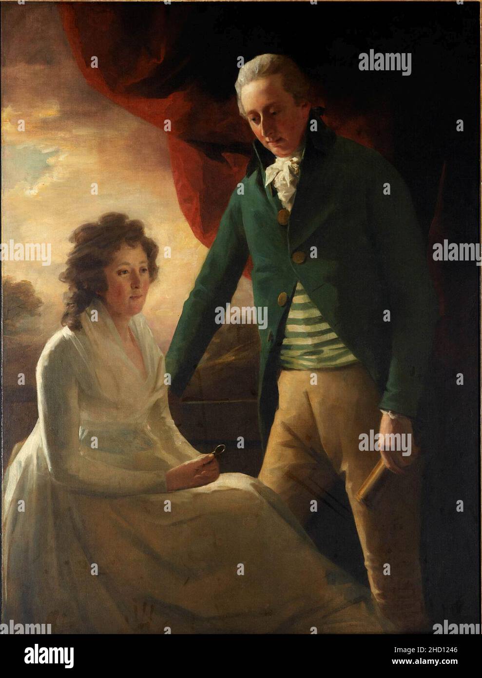 Robert Colt of Auldhame and his wife Grizel Stock Photo - Alamy