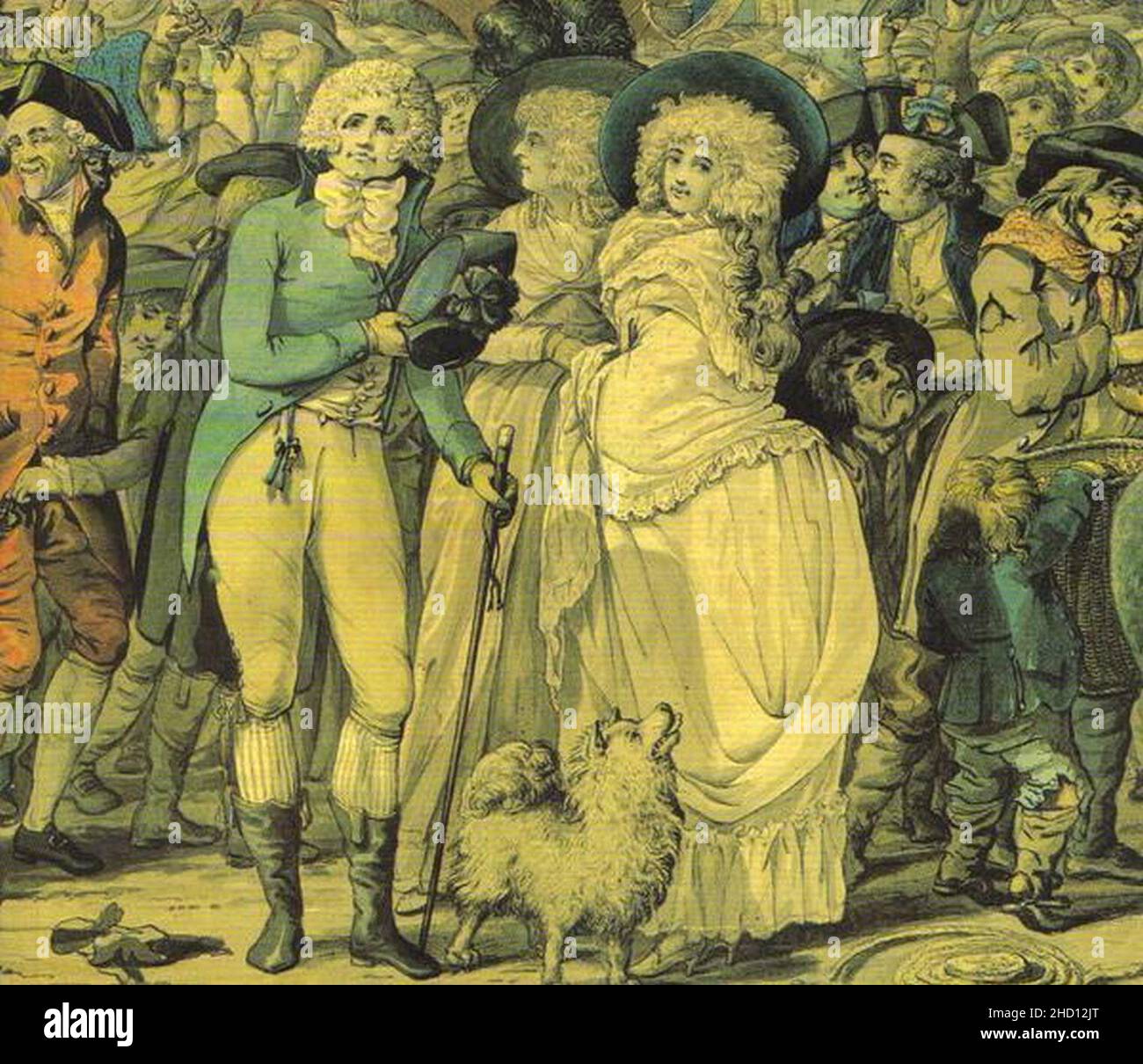 Robert Dighton, The Spencer Sisters at the 1784 Election in Westminster ...