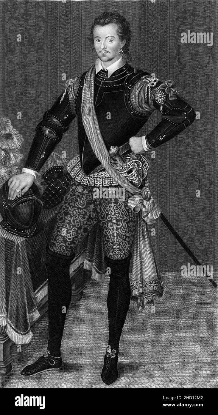 Robert Dudley, styled Earl of Warwick Stock Photo - Alamy
