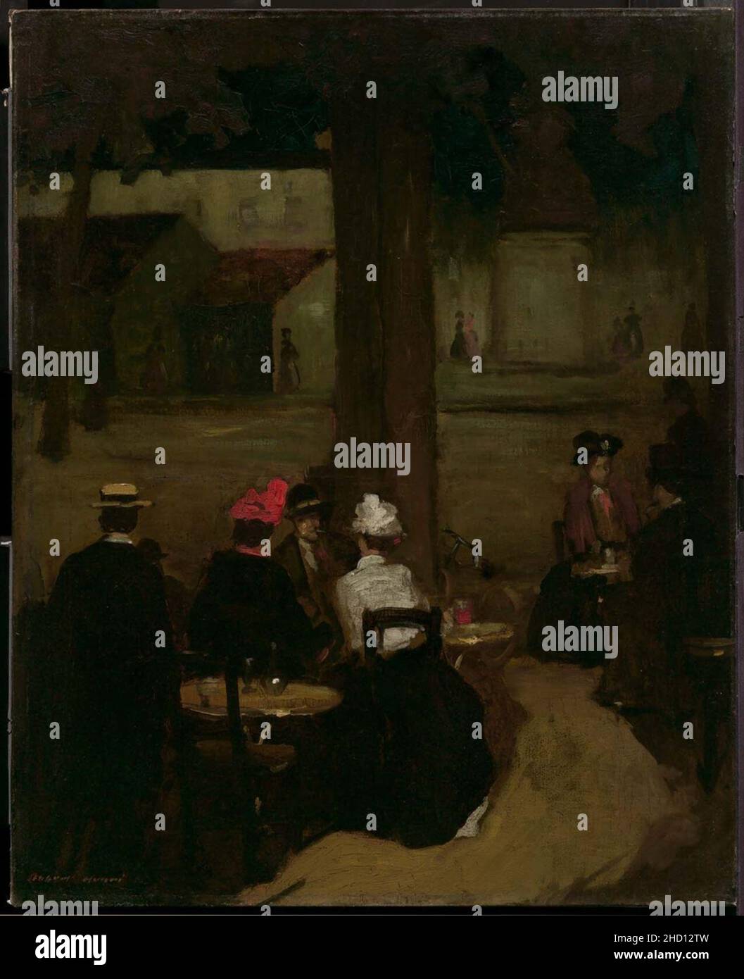 Robert Earle Henri - Sidewalk Café Stock Photo - Alamy