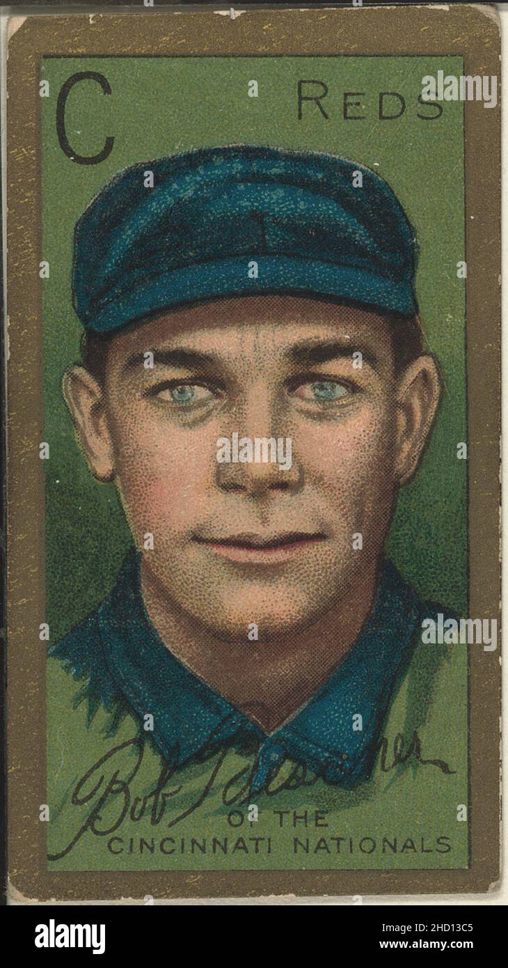 Robert H. Bescher, Cincinnati Reds, baseball card portrait Stock Photo ...