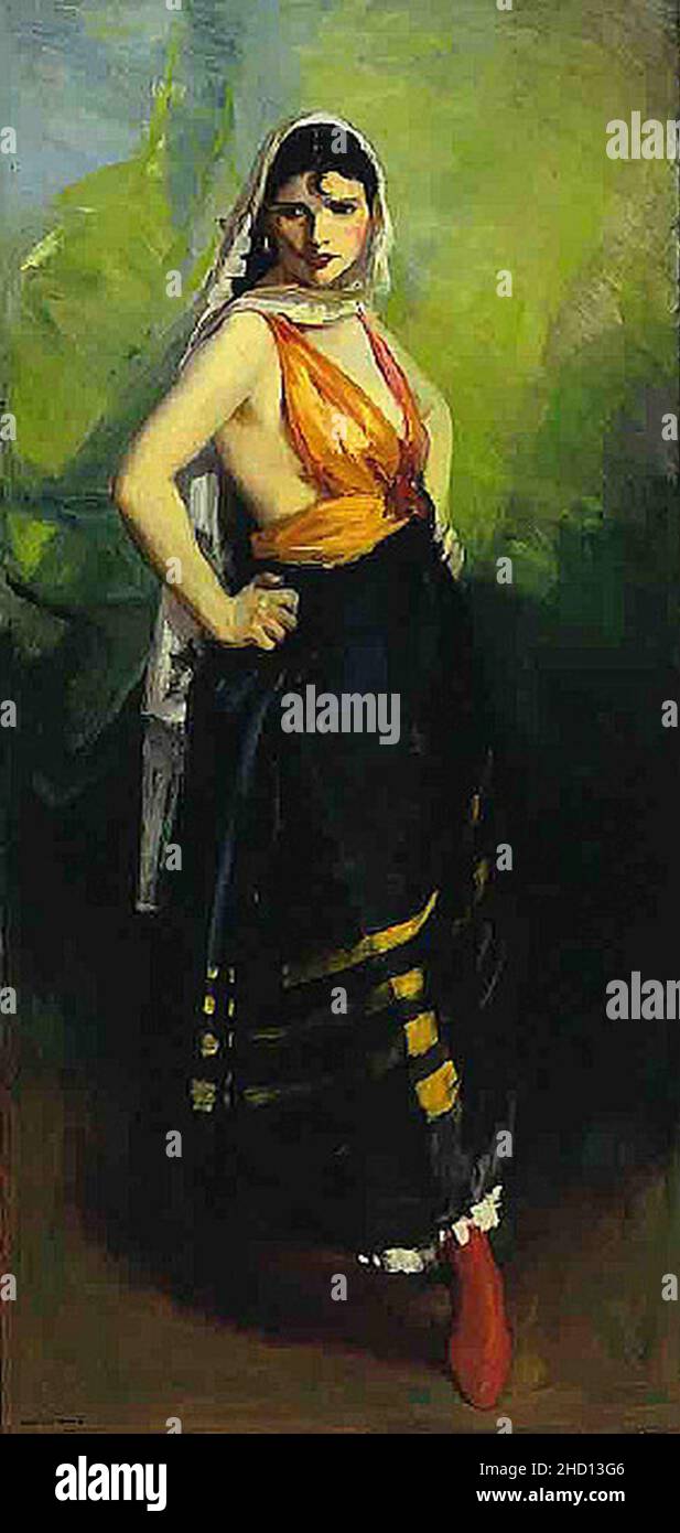 Robert Henri - Betalo Rubino, Dramatic Dancer Stock Photo - Alamy