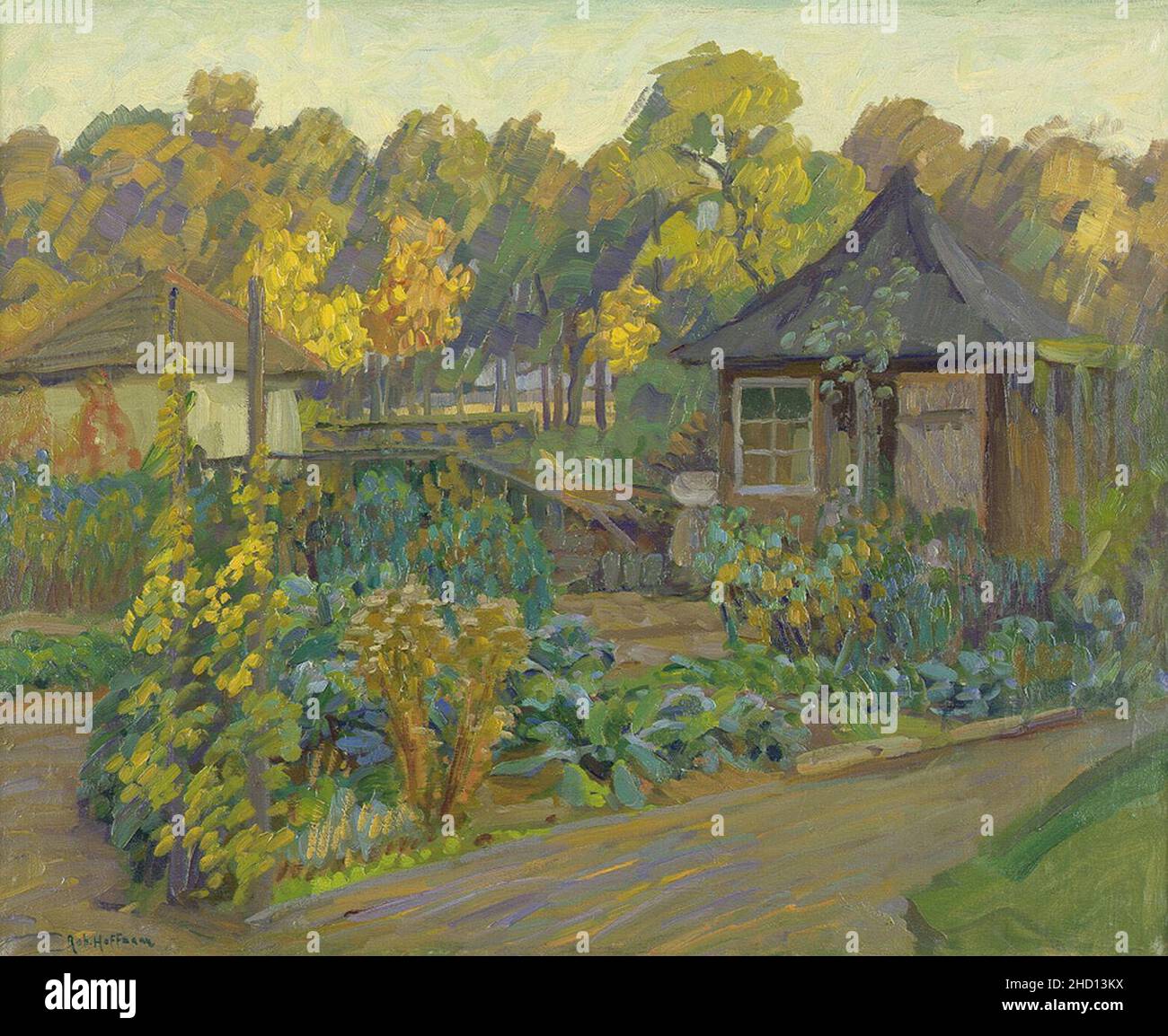 Robert Hoffmann Gartenlauben in Zehlendorf Stock Photo - Alamy