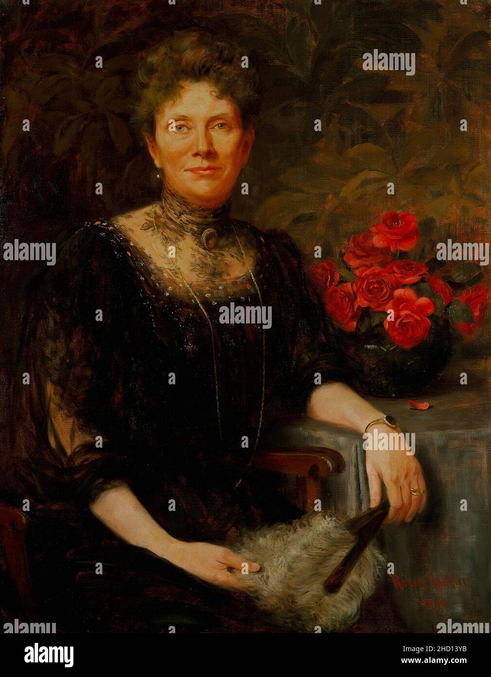 Robert Koehler - Portrait of Alvina Roosen (1906 Stock Photo - Alamy