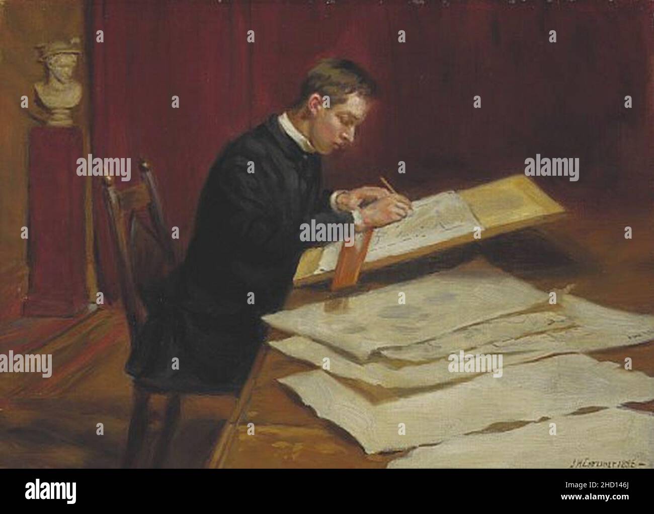 Robert Lorimer, at work Stock Photo - Alamy
