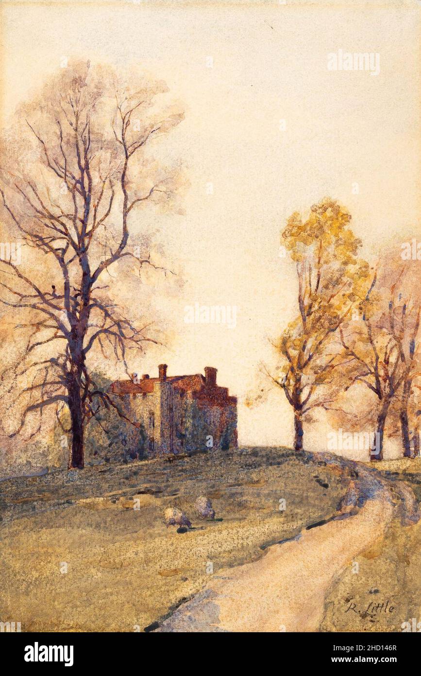 Robert Little - A remote Scottish house - circa 1890 - Little-97946 ...