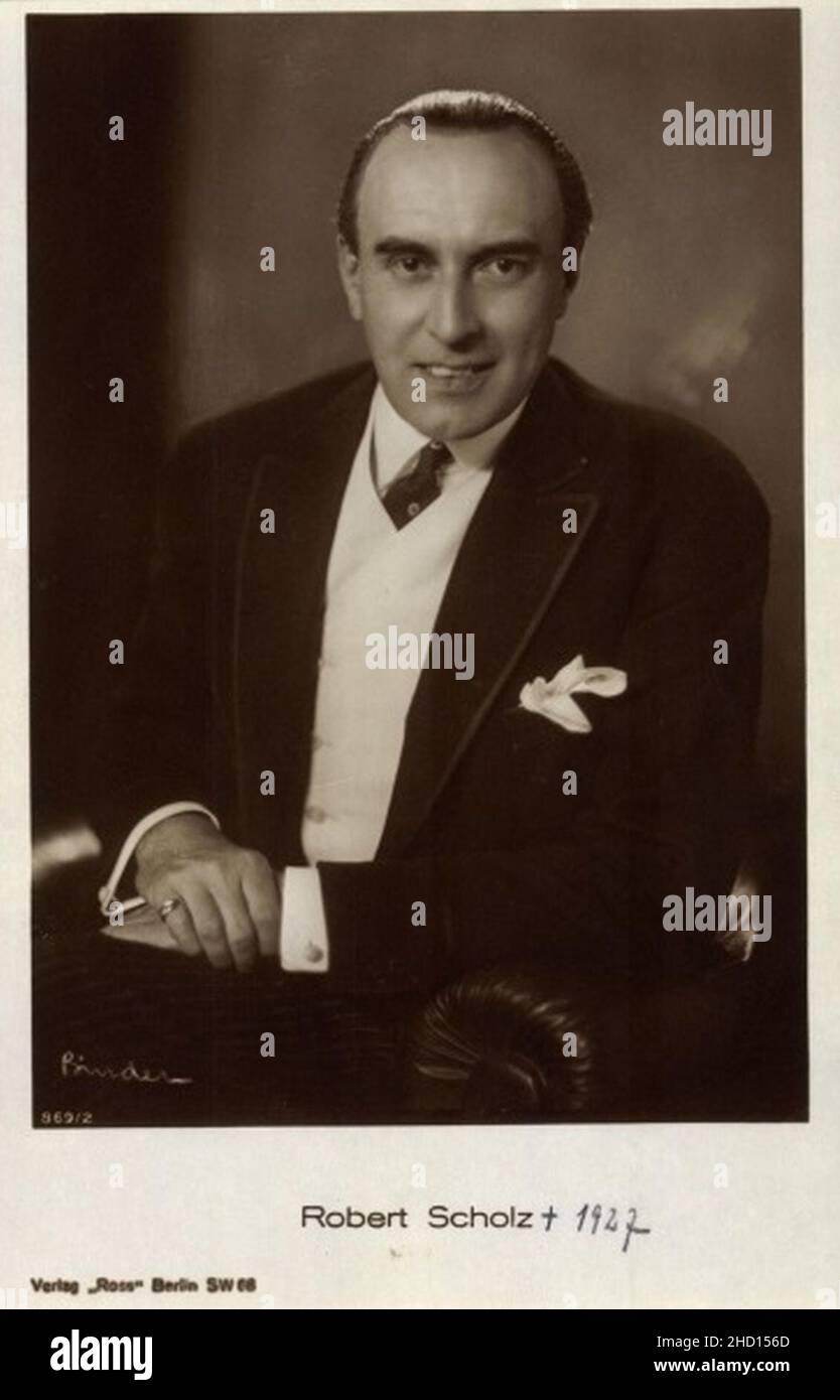 Robert Scholz (actor) by Alexander Binder Stock Photo - Alamy