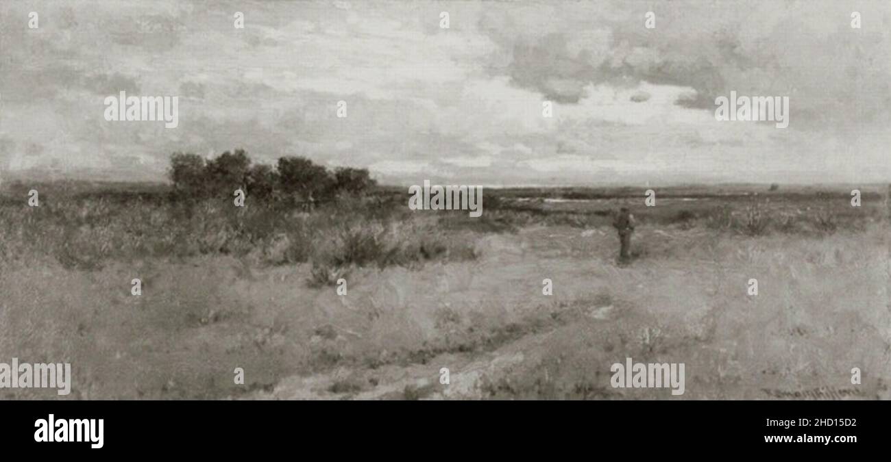 Robert Swain Gifford - Looking Seaward Stock Photo - Alamy