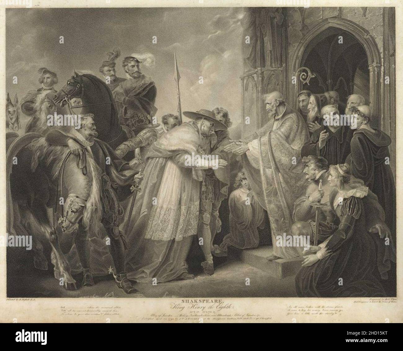 Robert Thew - King Henry the Eighth, act IV, scene II Stock Photo - Alamy