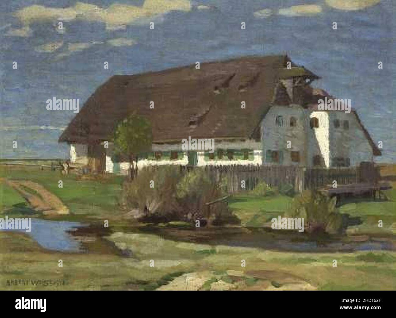 Robert Weise Bauernhof Stock Photo - Alamy