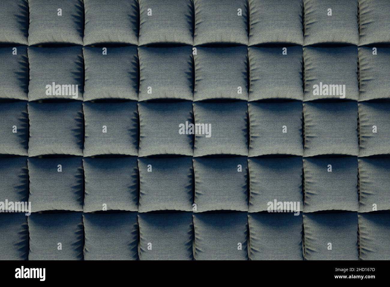 Illustration of the sofa texture. 3D graphics, a view of the texture of ...