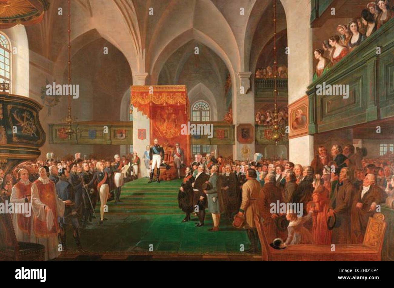 Robert Wilhelm Ekman, Porvoon valtiopäivien avajaiset Stock Photo - Alamy