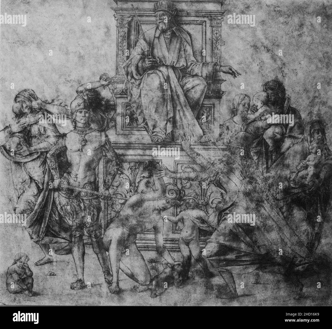 Roberti - Strage degli Innocenti, du Louvre Stock Photo - Alamy