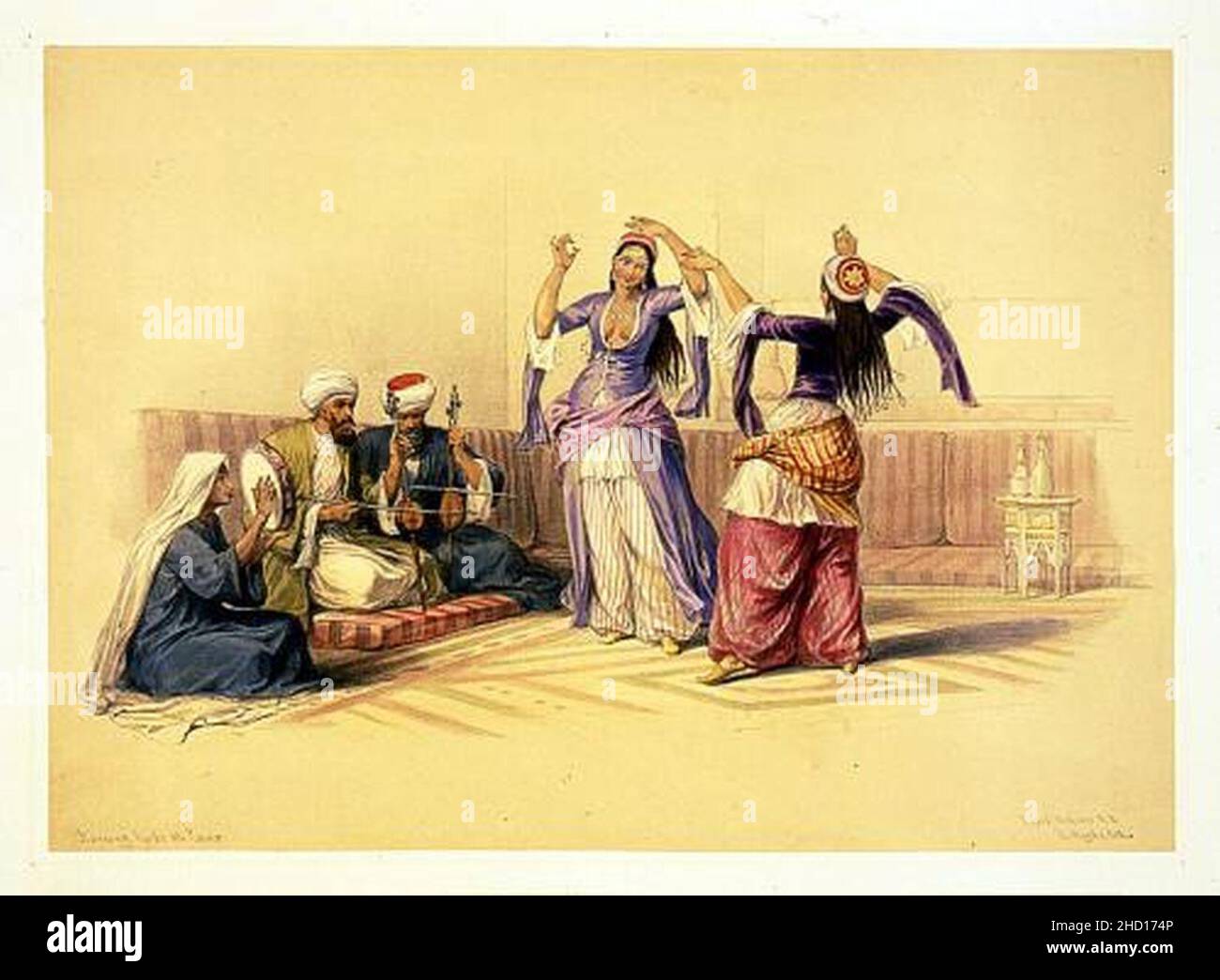 Roberts&Haghe Dancing girls at Cairo Stock Photo - Alamy