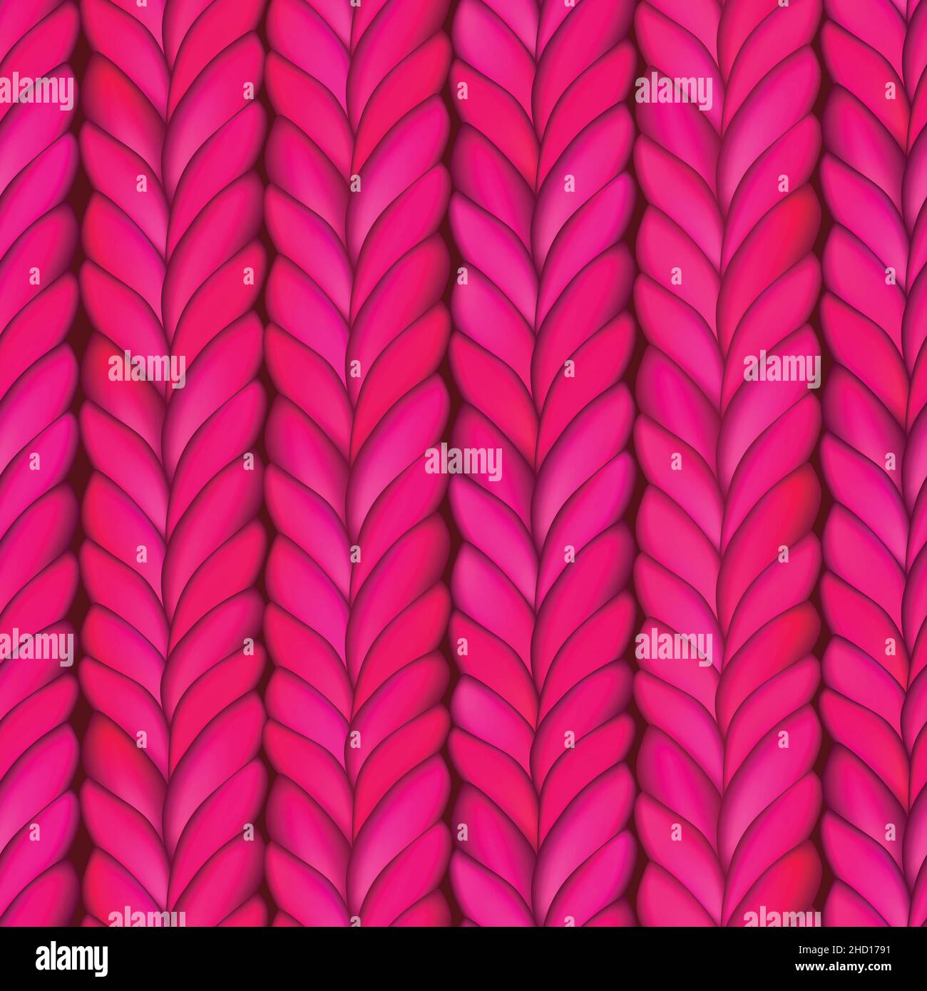 Abstract seamless knitted pattern. Pink realistic knit texture, merino ...
