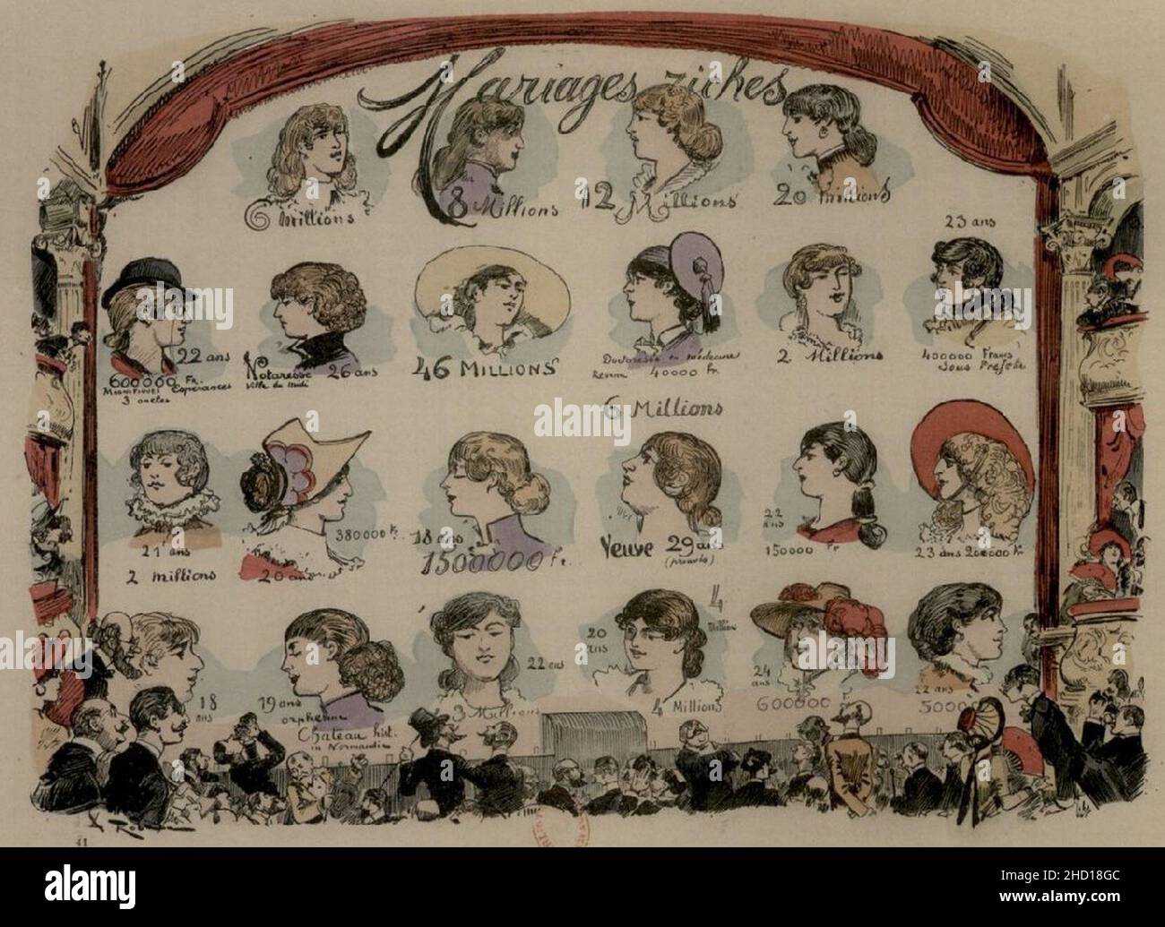 Robida vingtieme siecle p395 1 Stock Photo - Alamy