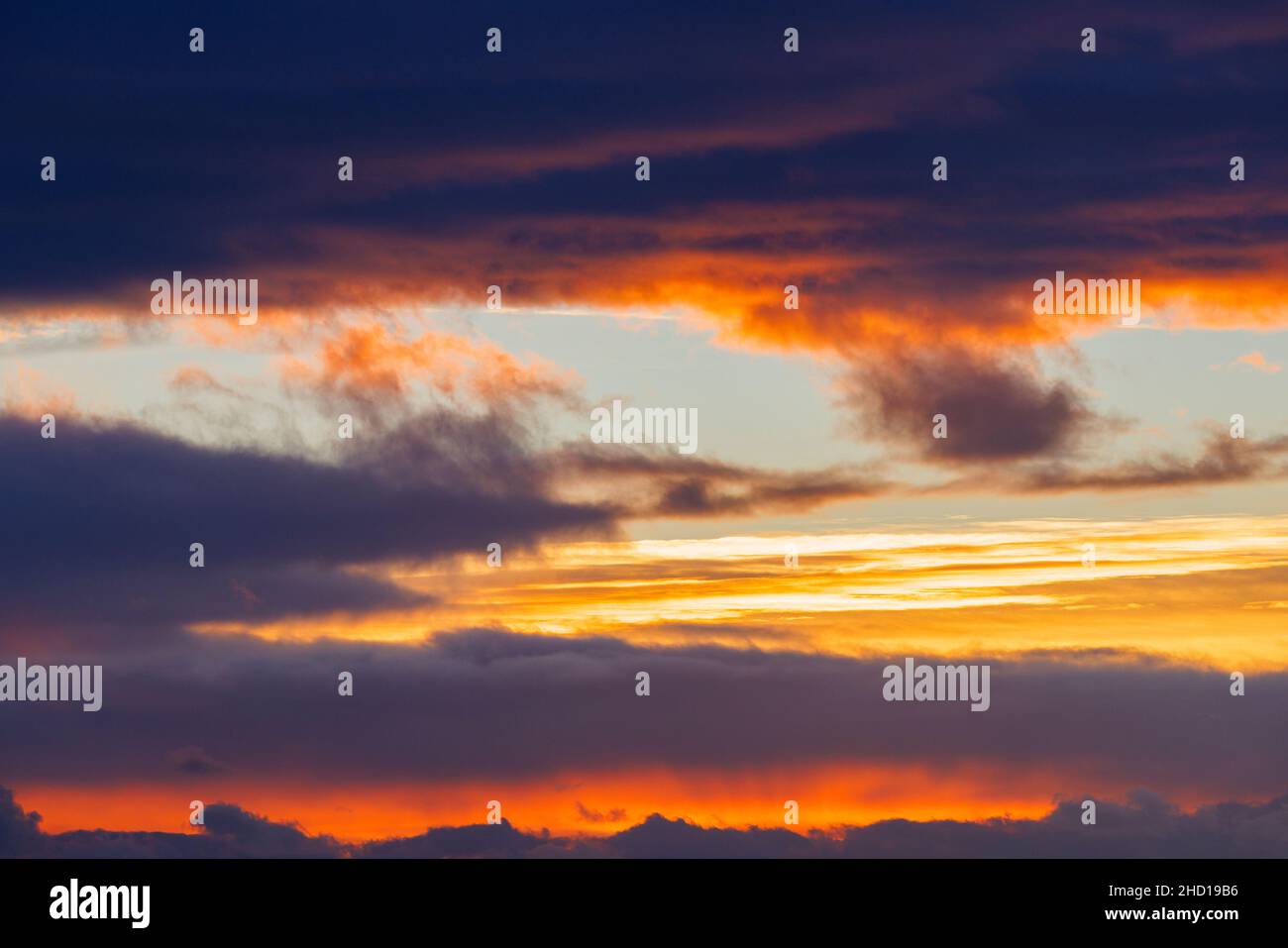 Sunset over the Bristol channel Stock Photo - Alamy