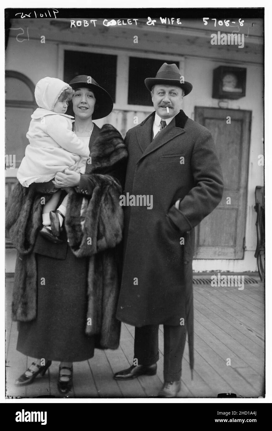 Robt. Goelet and wife Stock Photo - Alamy