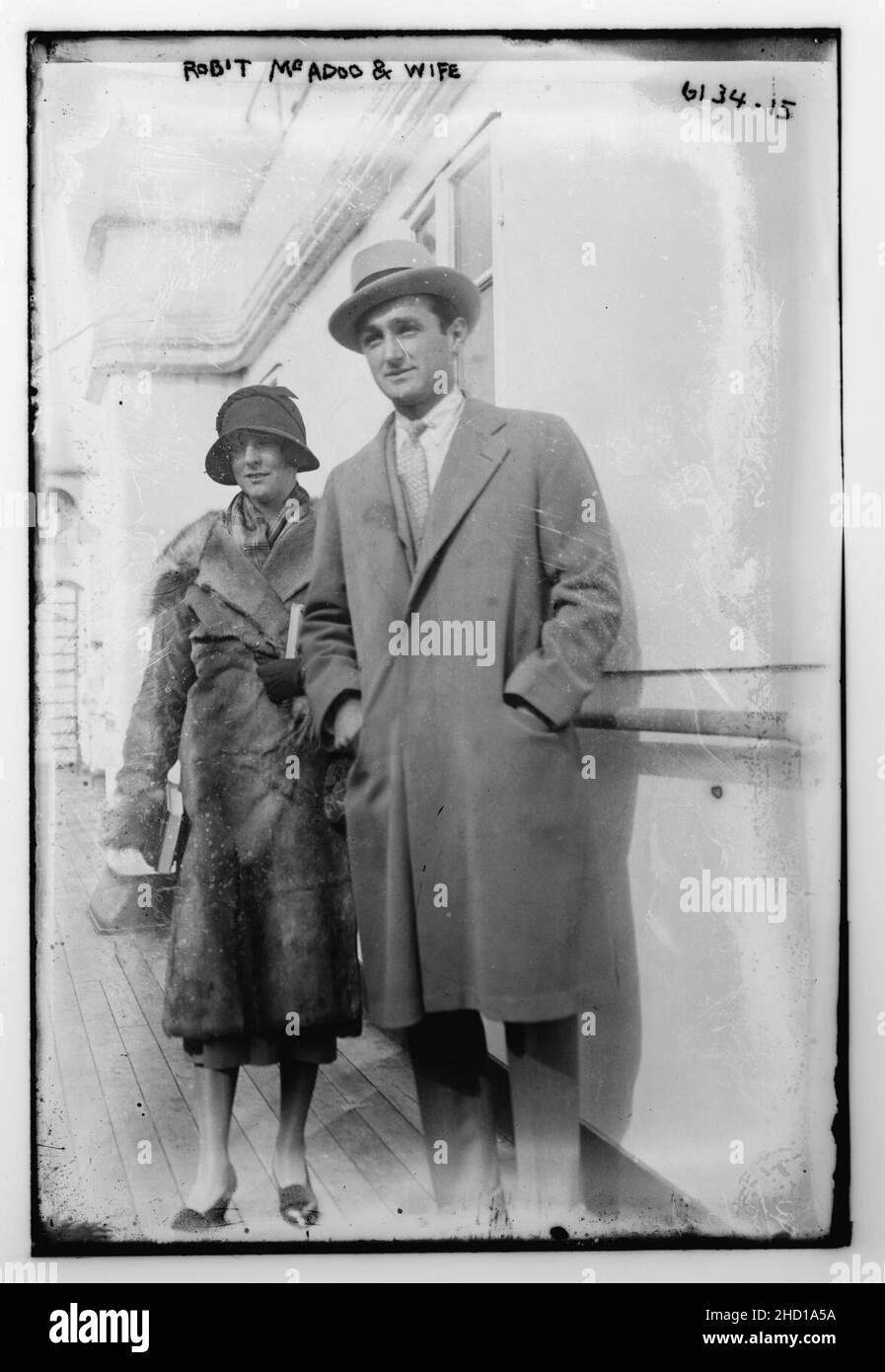 Rob't McAdoo and wife Stock Photo - Alamy