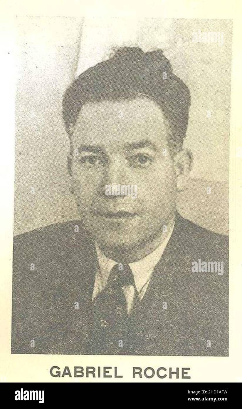 Roche Gabriel affiche SFIO 1946 Stock Photo - Alamy
