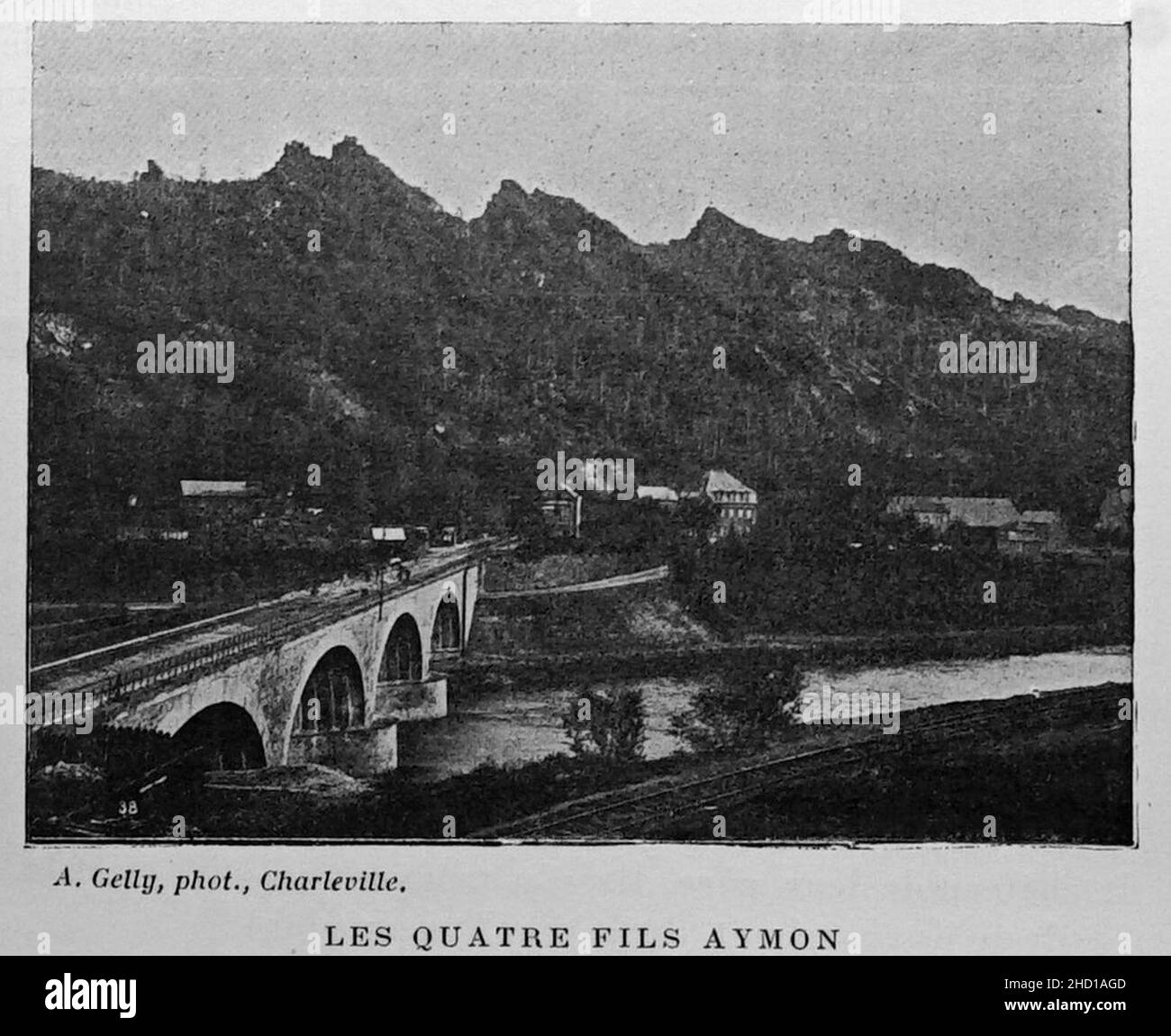 Roche quatre fils aymon Meuse 96290 Stock Photo - Alamy