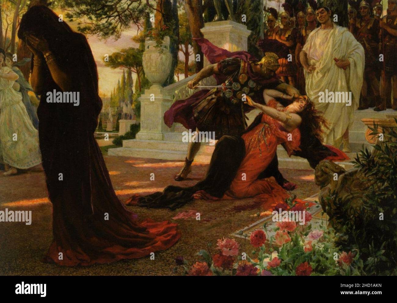 Rochegrosse Georges Antoine The Death of Messalina 1916 Stock Photo - Alamy