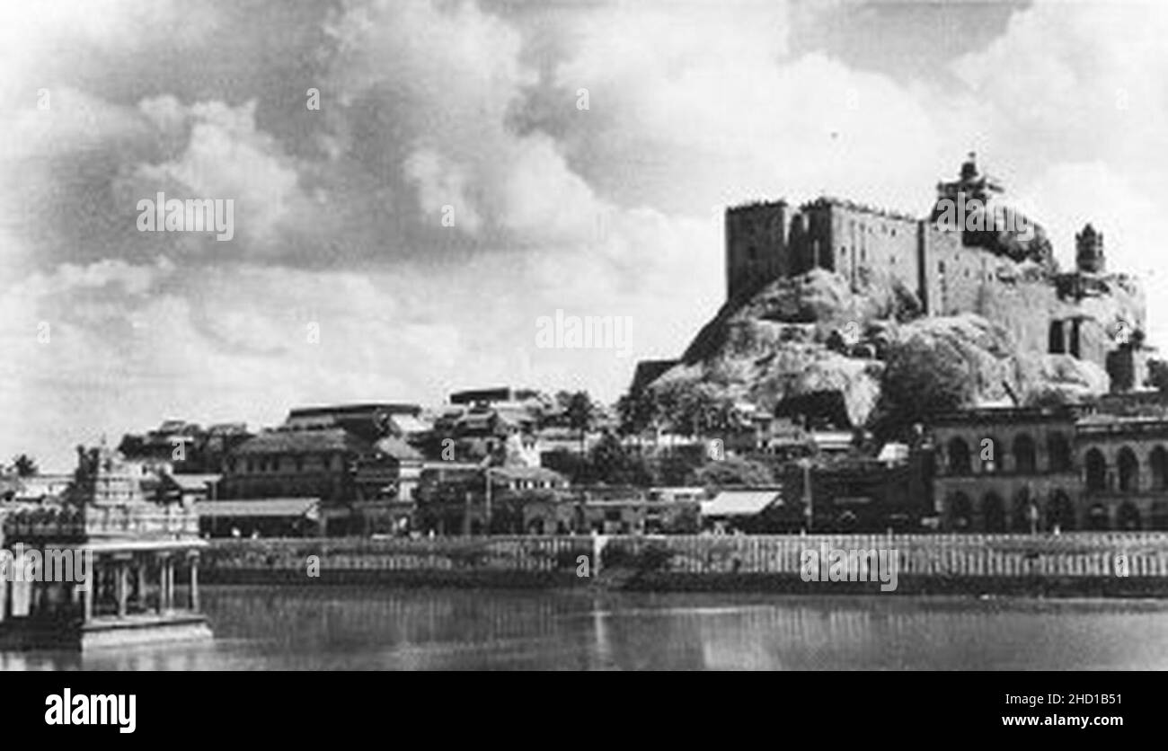 Rock Fort Temple, Trichy Stock Photo - Alamy
