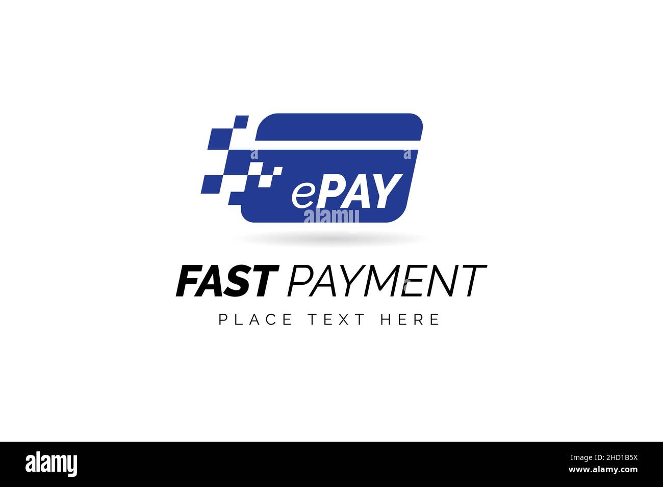 Digital wallet logo design template with pixel effect. Logo concept of credit card, crypto ...
