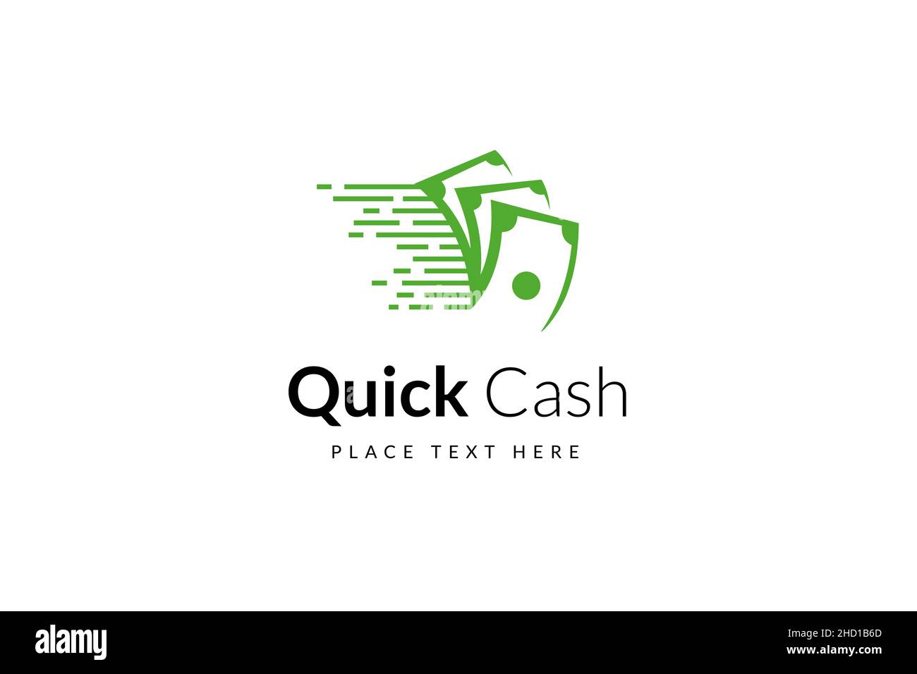 Quick cash logo design template. Digital payment logo design Stock ...
