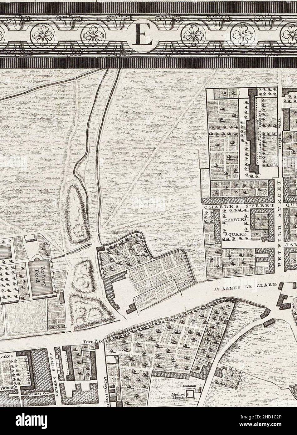 Rocque map london 1746 hi-res stock photography and images - Alamy