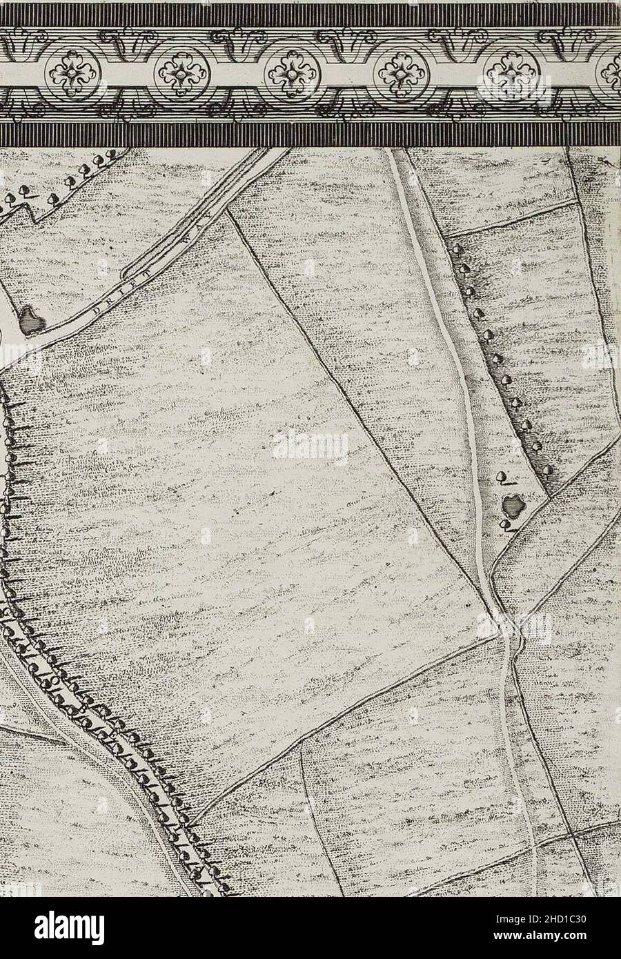 Rocque Map of London 1746 021 Stock Photo - Alamy