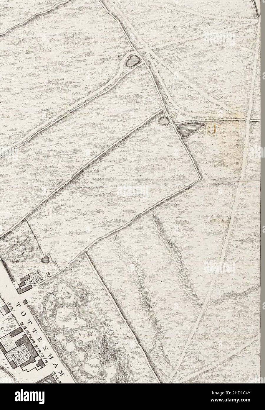 Rocque Map of London 1746 030 Stock Photo - Alamy