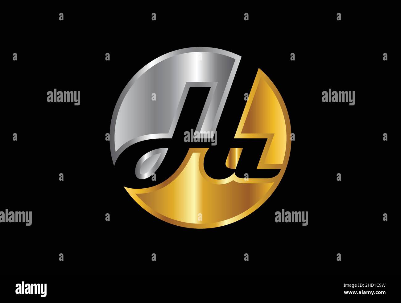Initial Letter H A Logo Design Vector. Graphic Alphabet Symbol For ...