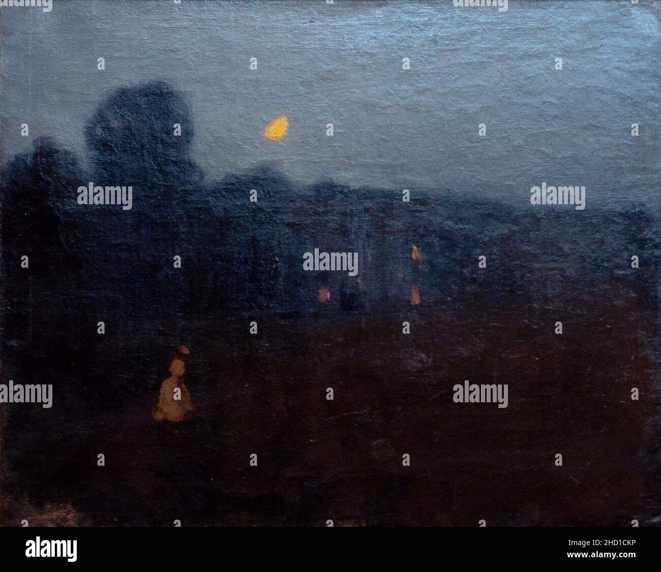 Parc sous la lune hi-res stock photography and images - Alamy