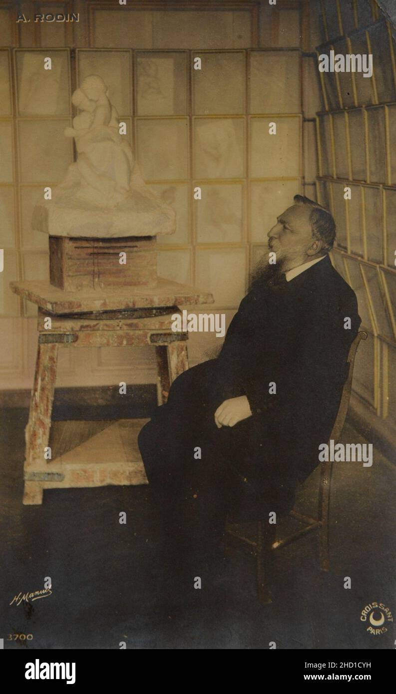 Rodin - photo Henri Manuel Stock Photo - Alamy