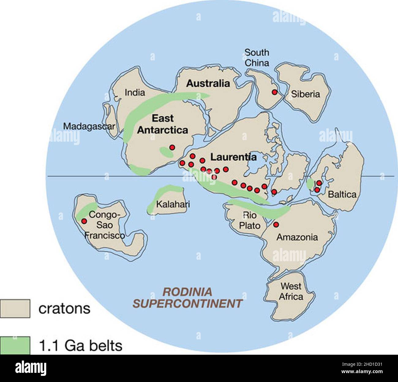 Rodinia reconstruction hi-res stock photography and images - Alamy